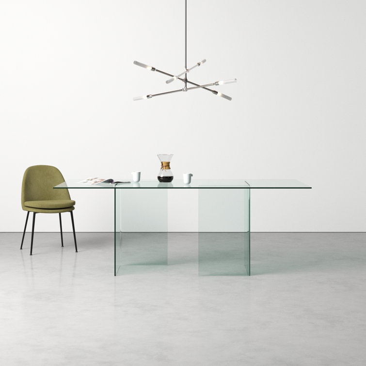 Marian Glass Top Dining Table AllModern